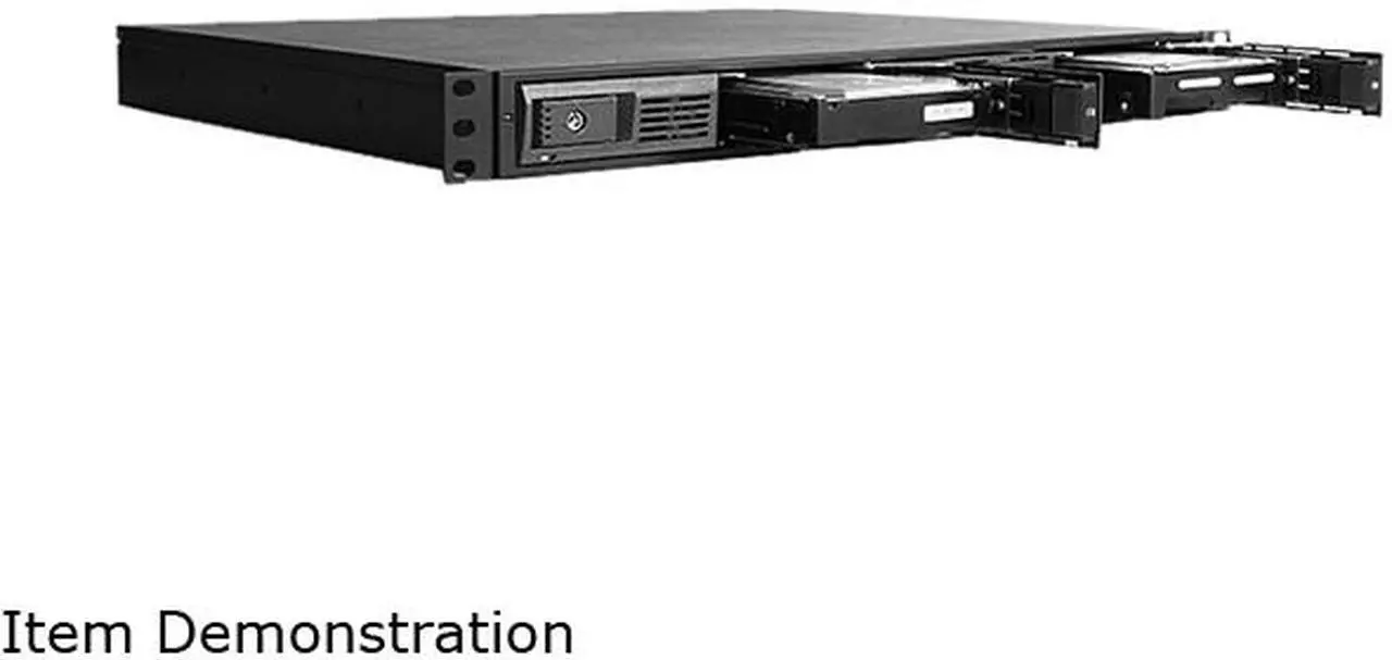 iStarUSA M-140-JB Black 1U Rackmount 4-Bay Trayless JBOD Storage ...