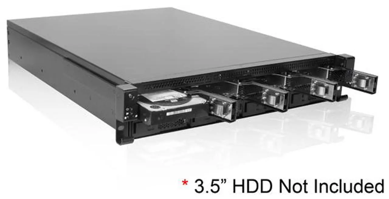 iStarUSA C-280SS 2U 8-Bay Trayless Storage Server Rackmount Chassis ...