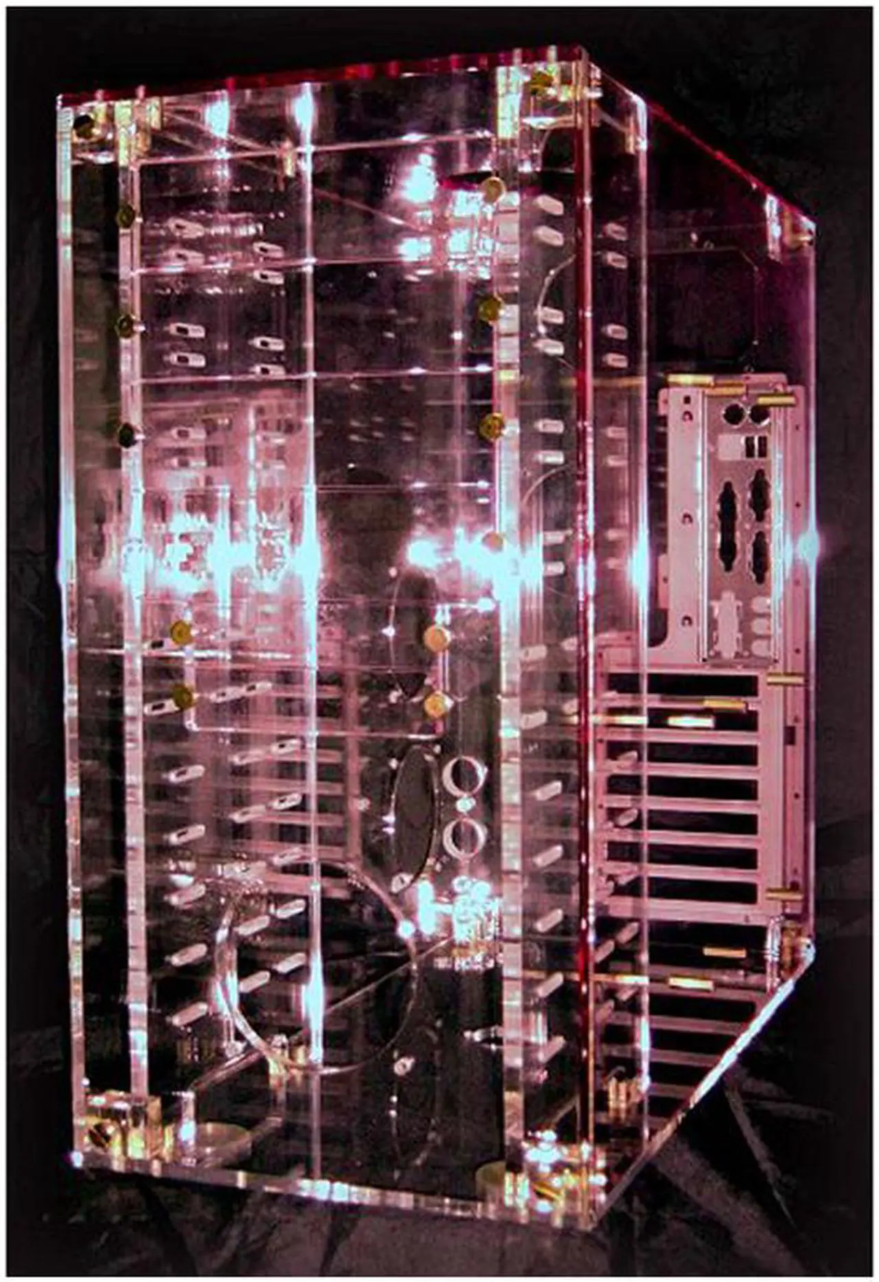 Sunbeam AC-TR Red Acrylic Computer Case - Newegg.com