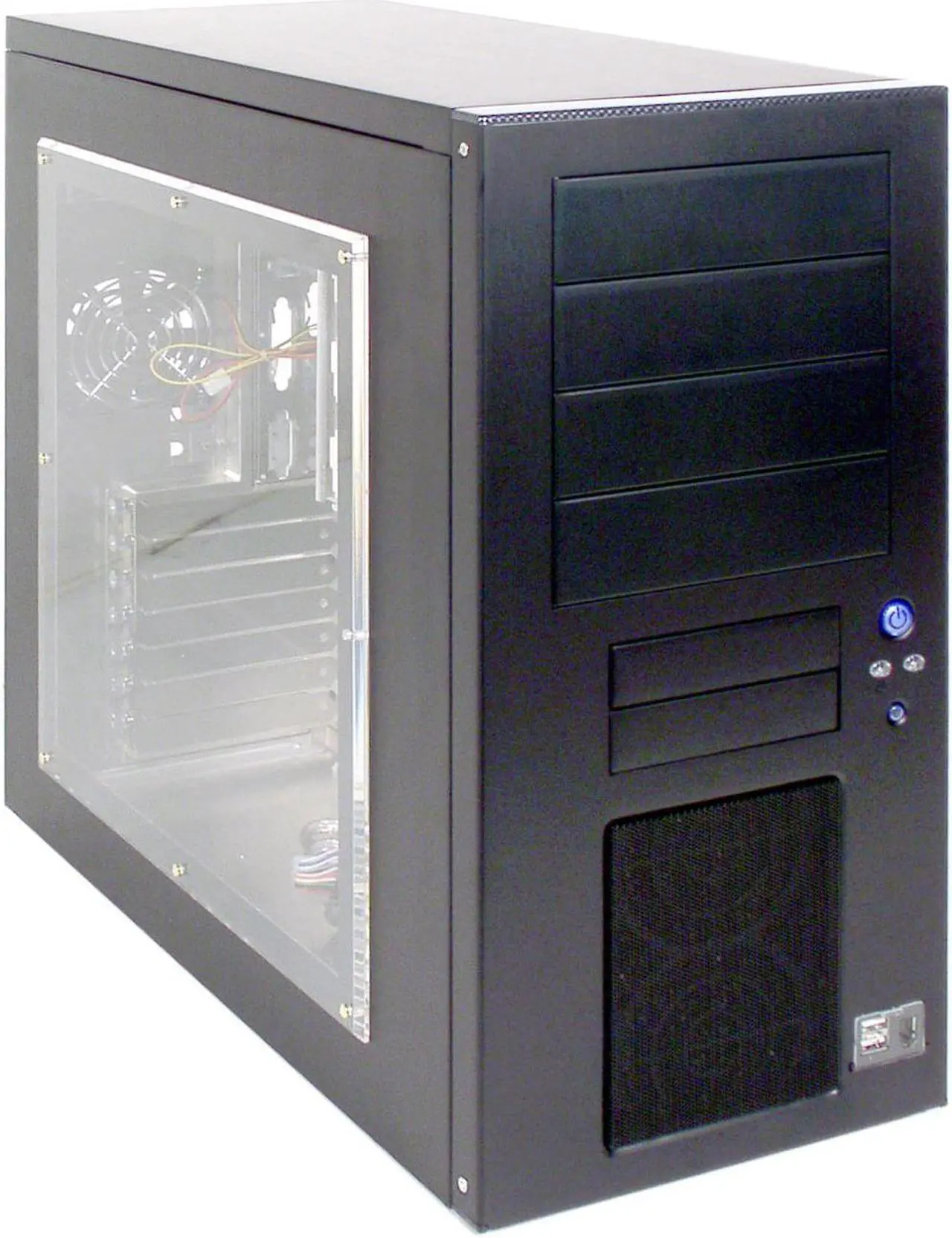 KINGWIN KT-424-BK-WM Black Computer Case - Newegg.com