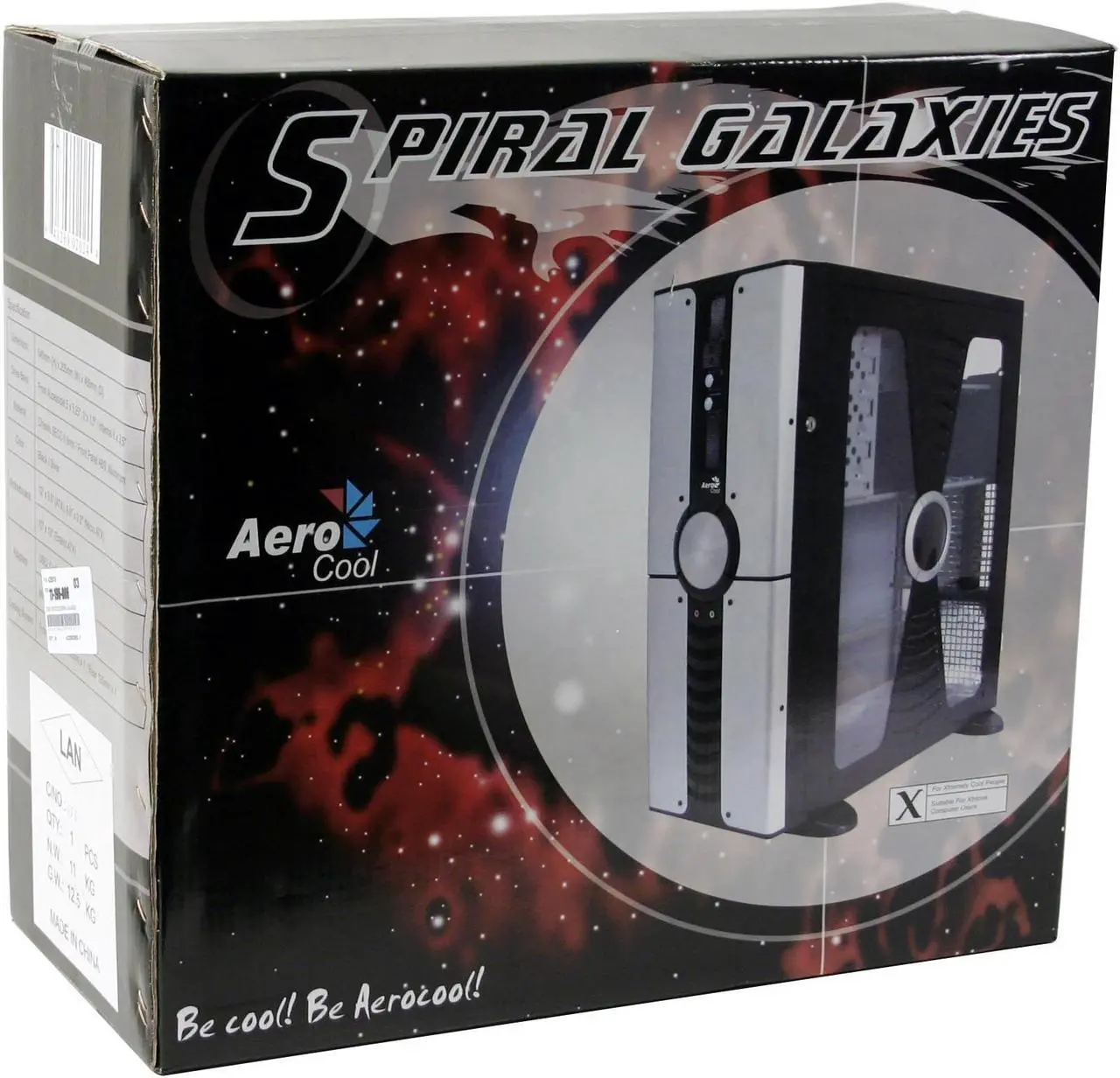 AeroCool SPIRAL GALAXIES Black/Silver Computer Case - Newegg.com