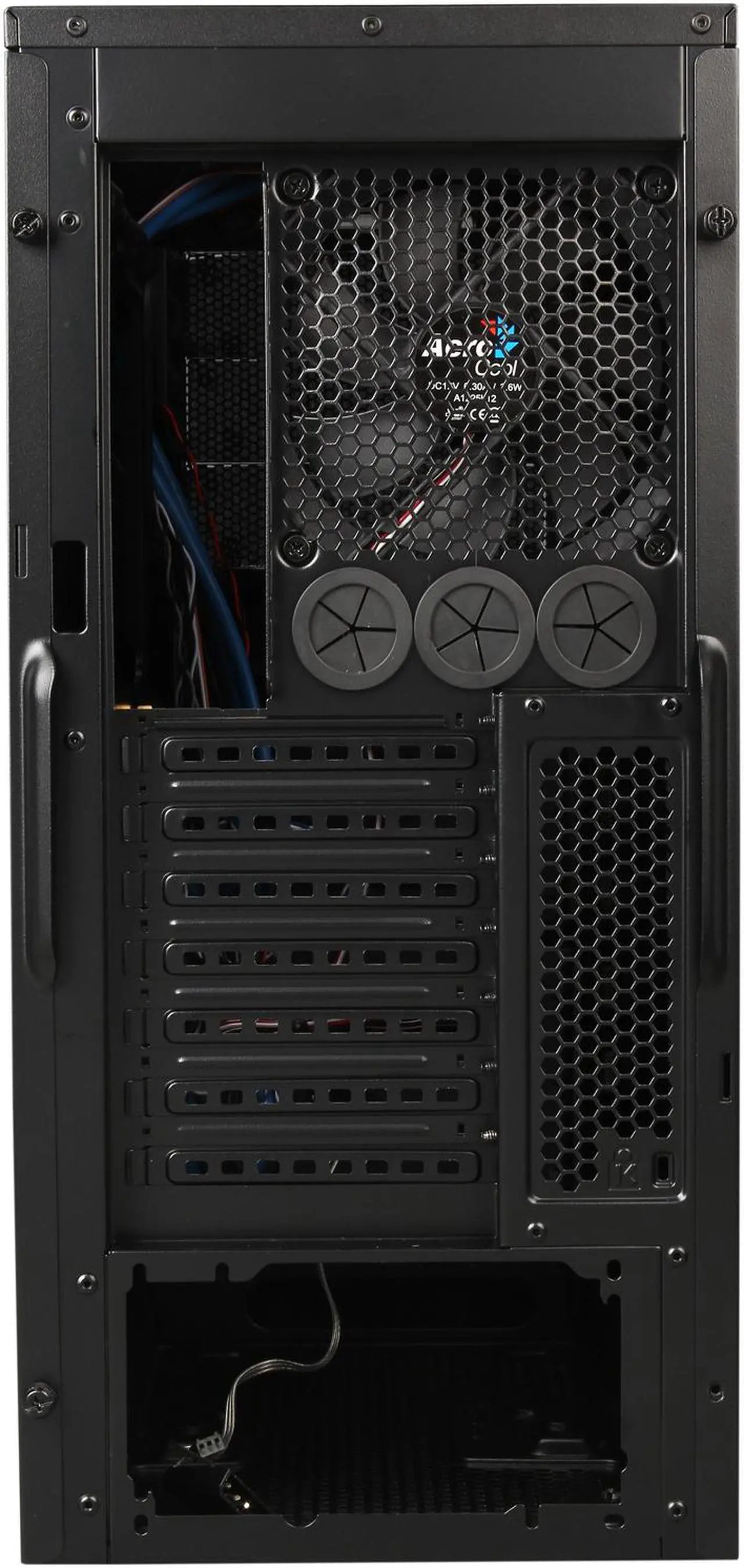 AeroCool PGS B Series Mechatron-Black Steel Edition Black Computer Case ...