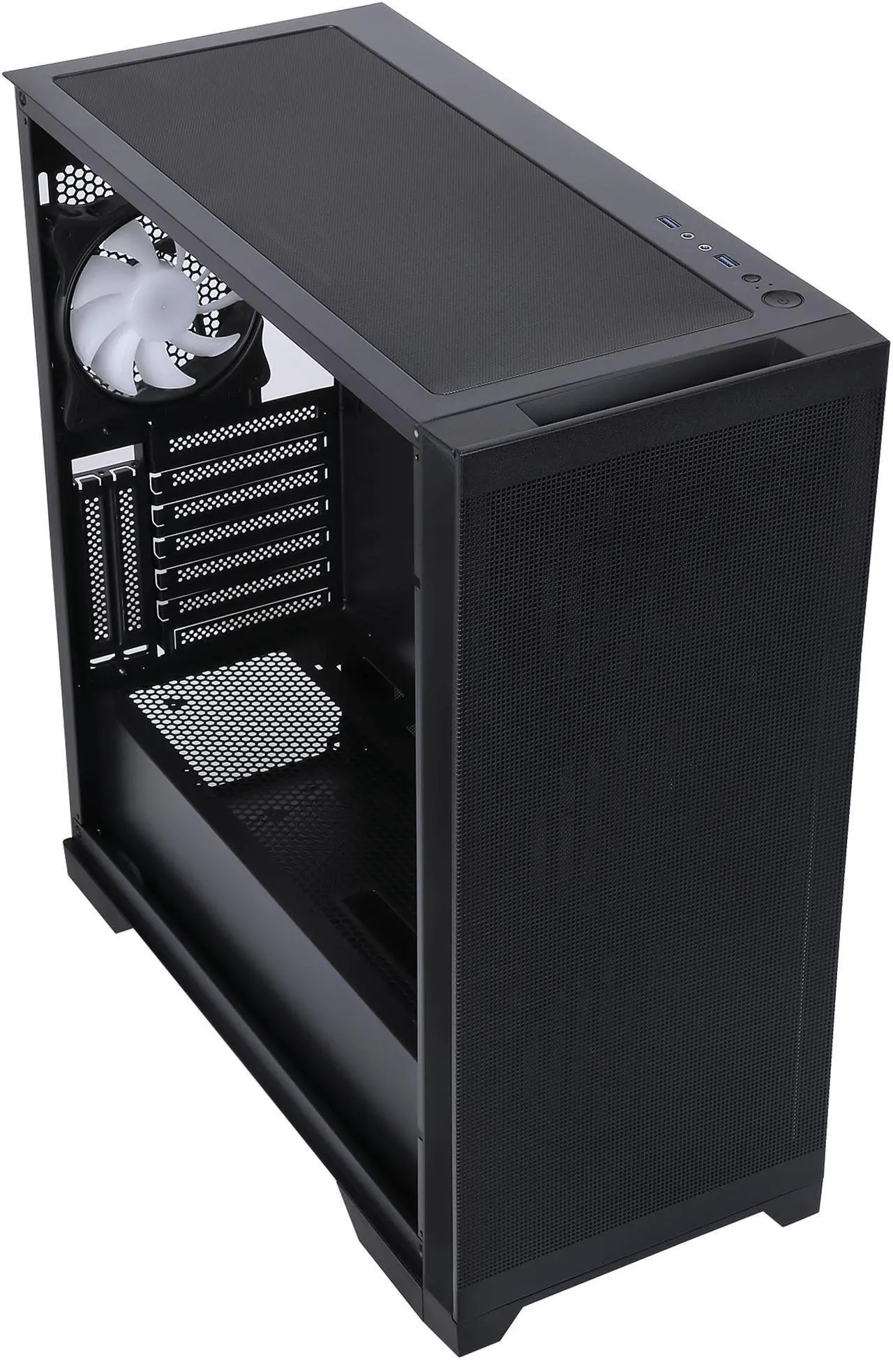 Sama IDX8-ARGB-BK Black Dual USB3.0 Steel/ Tempered Glass ATX Mid Tower ...