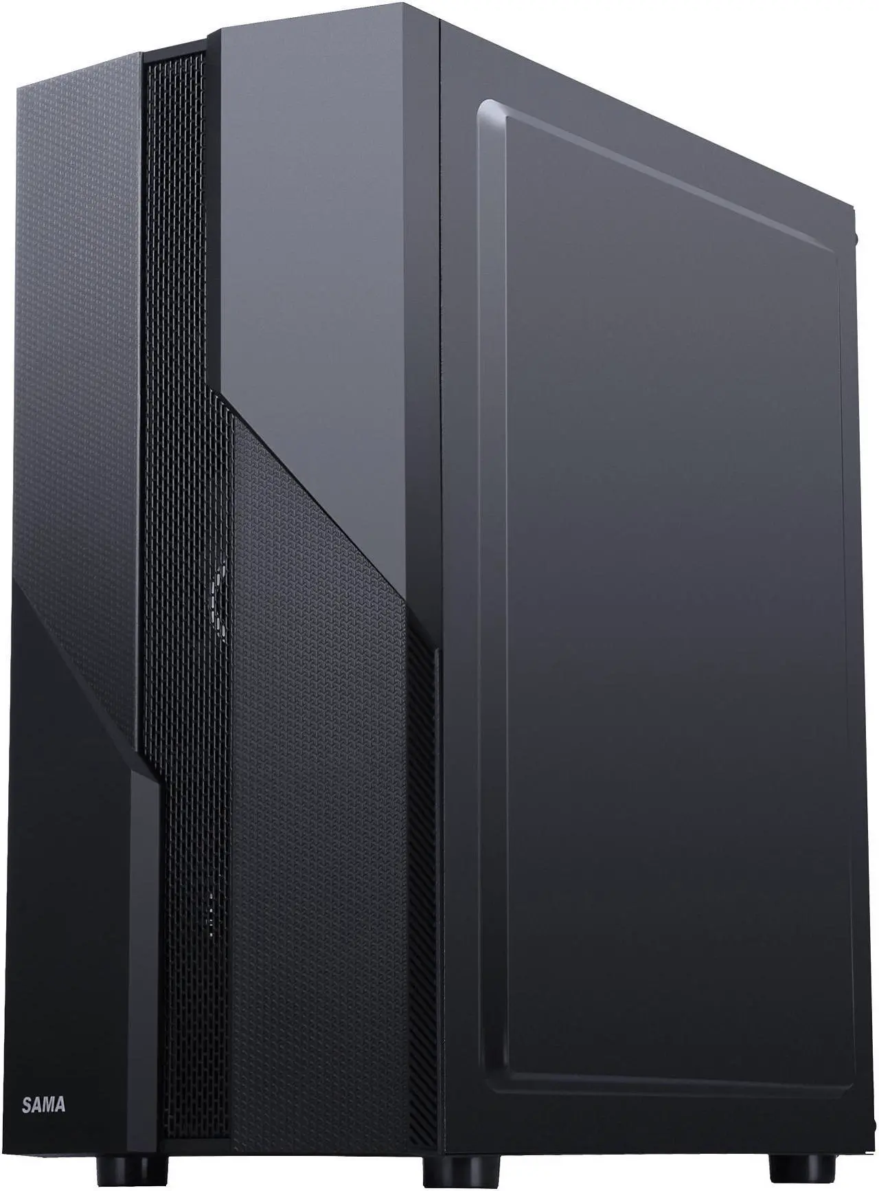 Open Box: SAMA Sama-M2-BK Black USB3.0 Steel Mid Tower Gaming Computer Case w/ 4 x 120mm ...