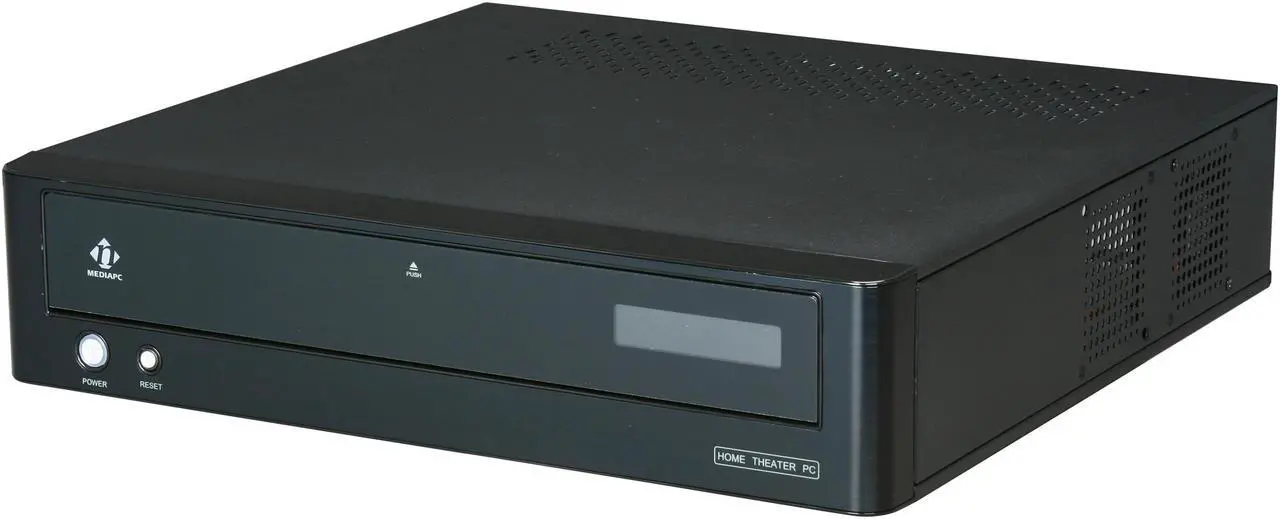 nMEDIAPC Black HTPC 1080P Micro ATX Media Center / HTPC Case - Newegg.com