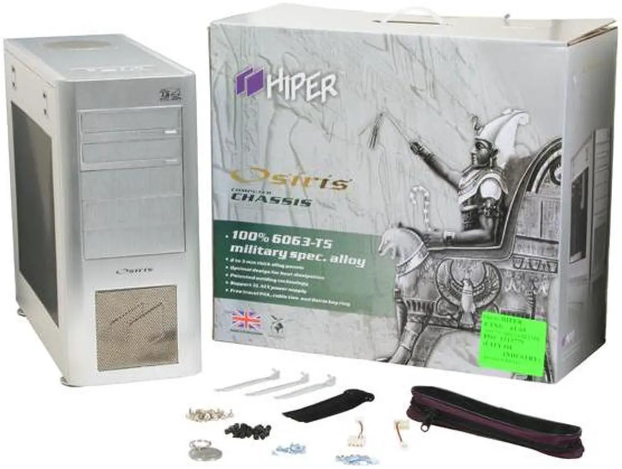 HIPER OSIRIS HTC-1S514 Silver Computer Case - Newegg.com