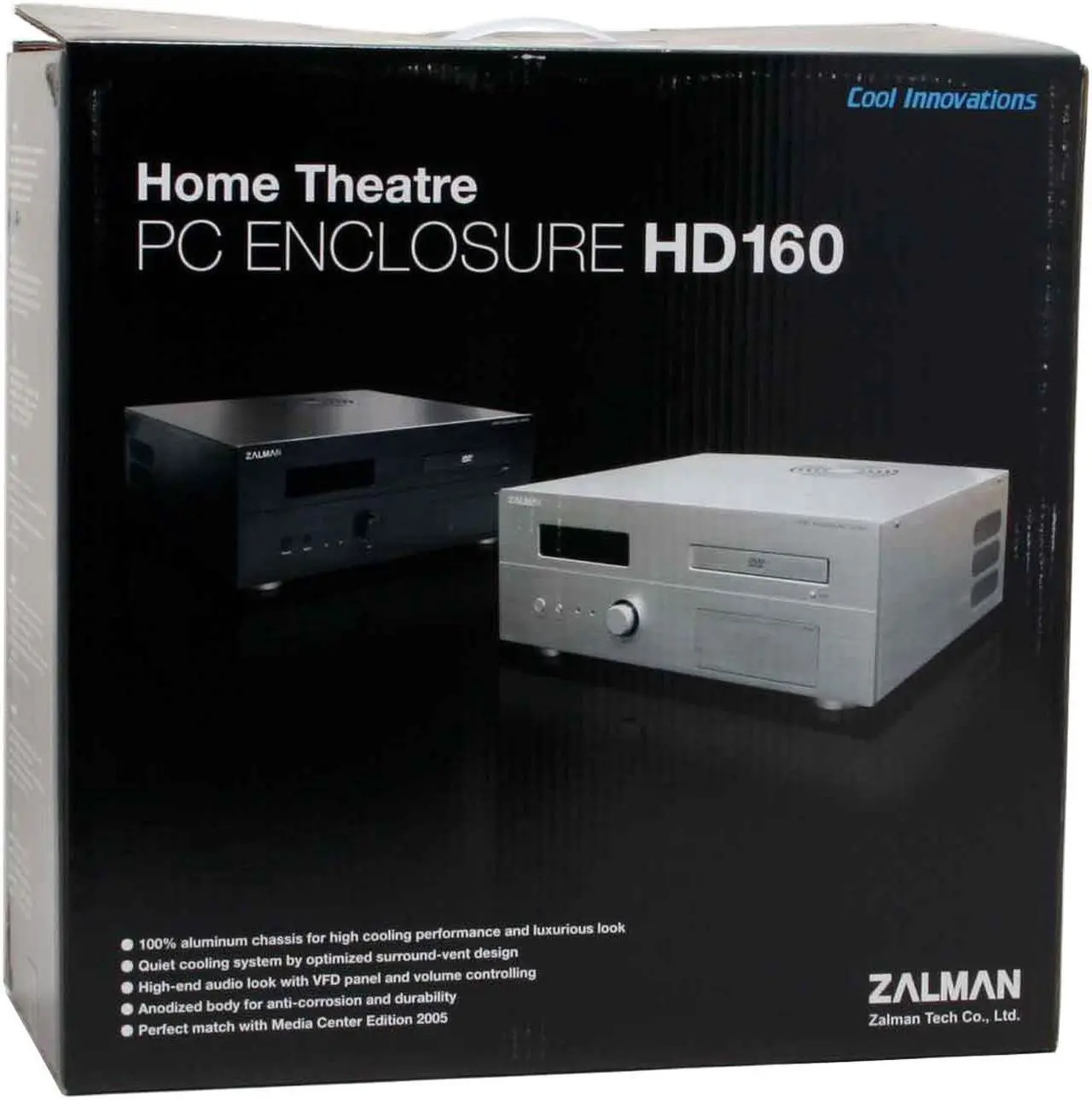 ZALMAN Silver HD160 ATX Media Center / HTPC Case - Newegg.com
