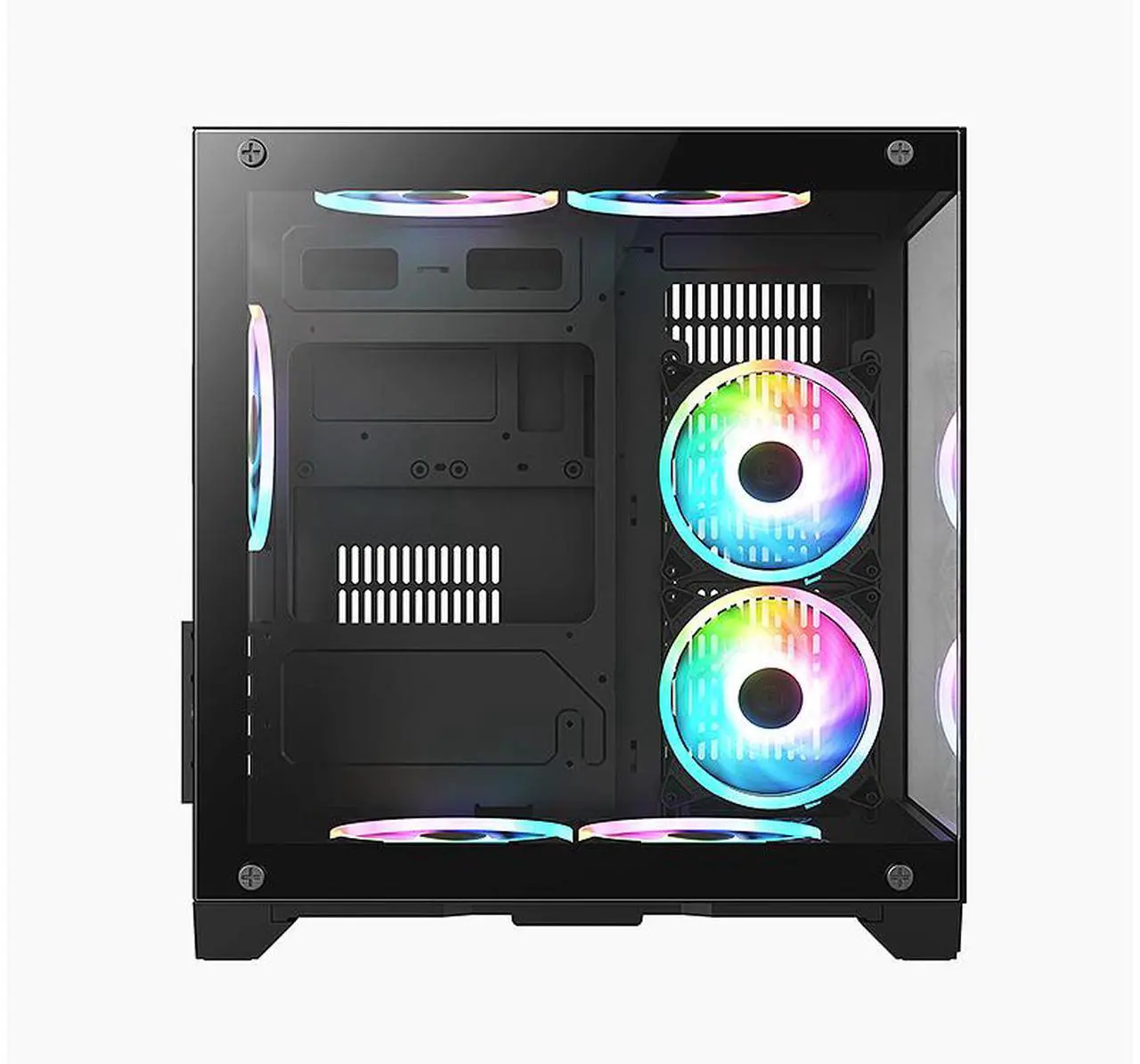 Open Box: Bgears b-Pellucid MicroATX Black Micro ATX Tower Case ...