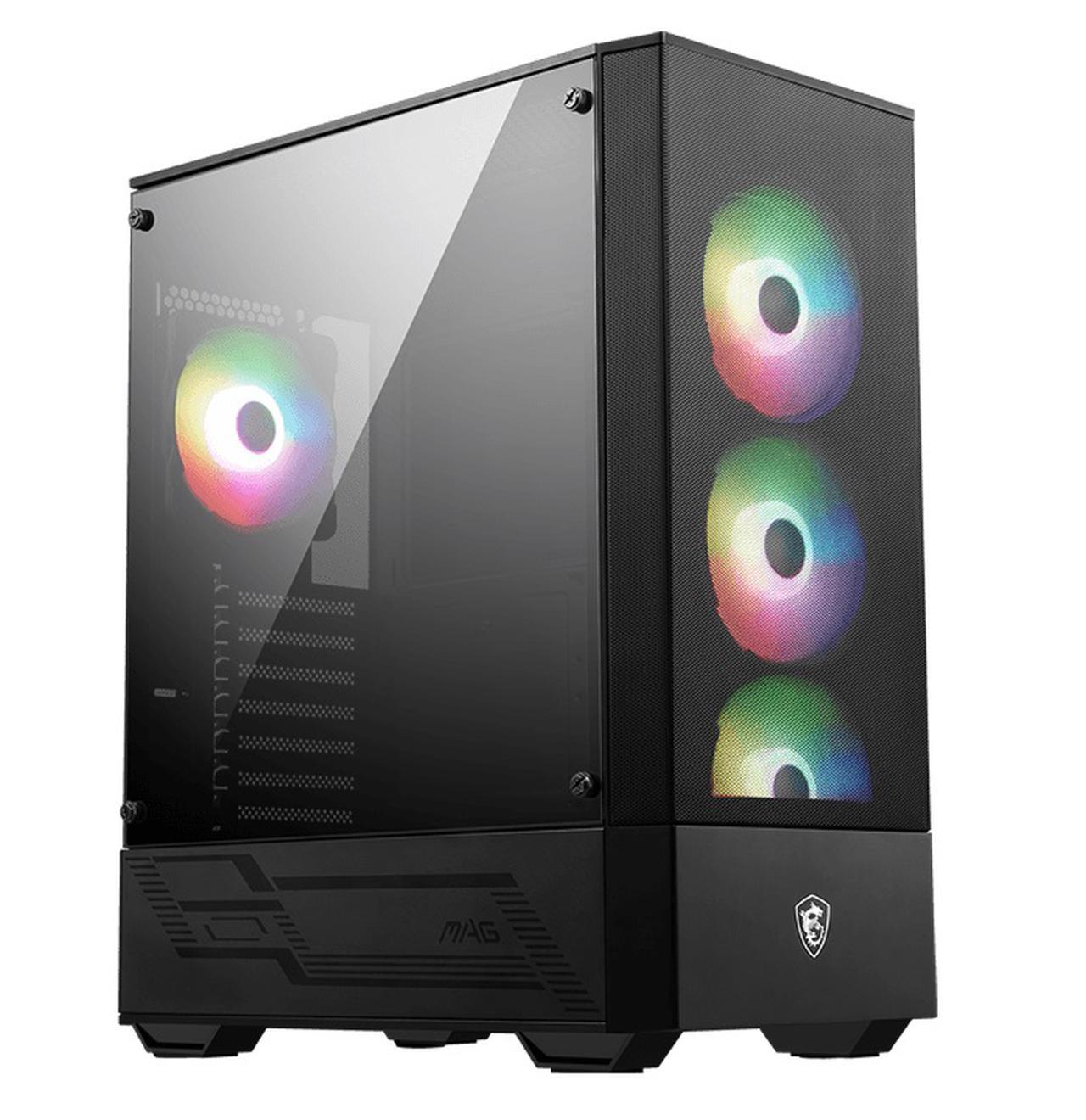 MSI Mid Tower PC Gaming Case Tempered Glass Side Panel 4 X 120mm MSI Mid Tower PC Gaming Case Tempered Glass Side Panel 4 X 120mm
