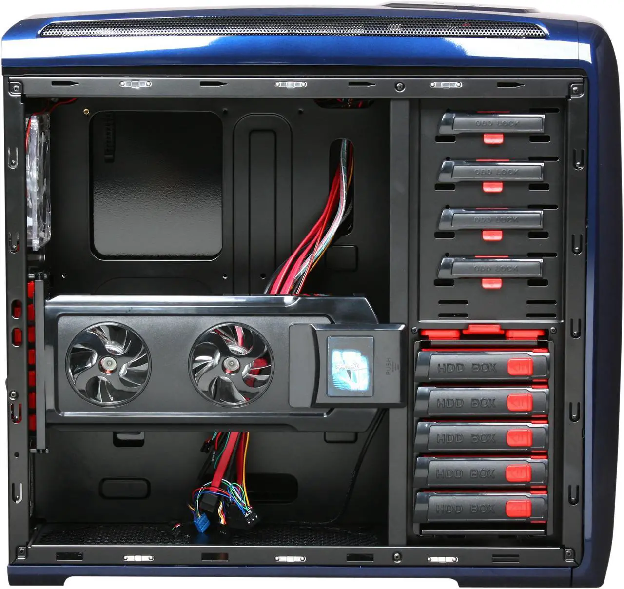 Sentey Arvina Extreme Division Tower Case 6x Fan LED/ 4 x USB / Multi ...