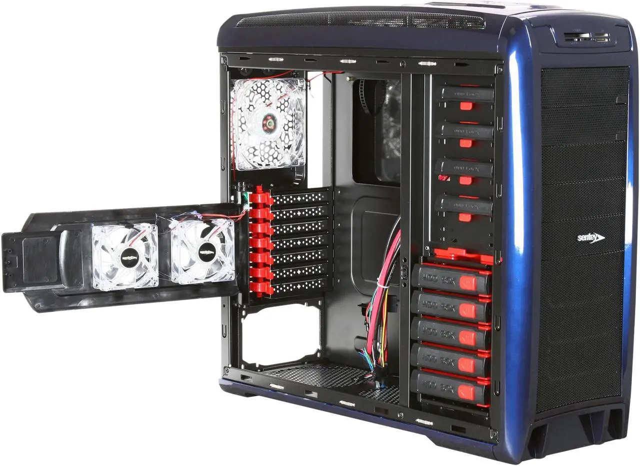 Sentey Arvina Extreme Division Tower Case 6x Fan LED/ 4 x USB / Multi ...