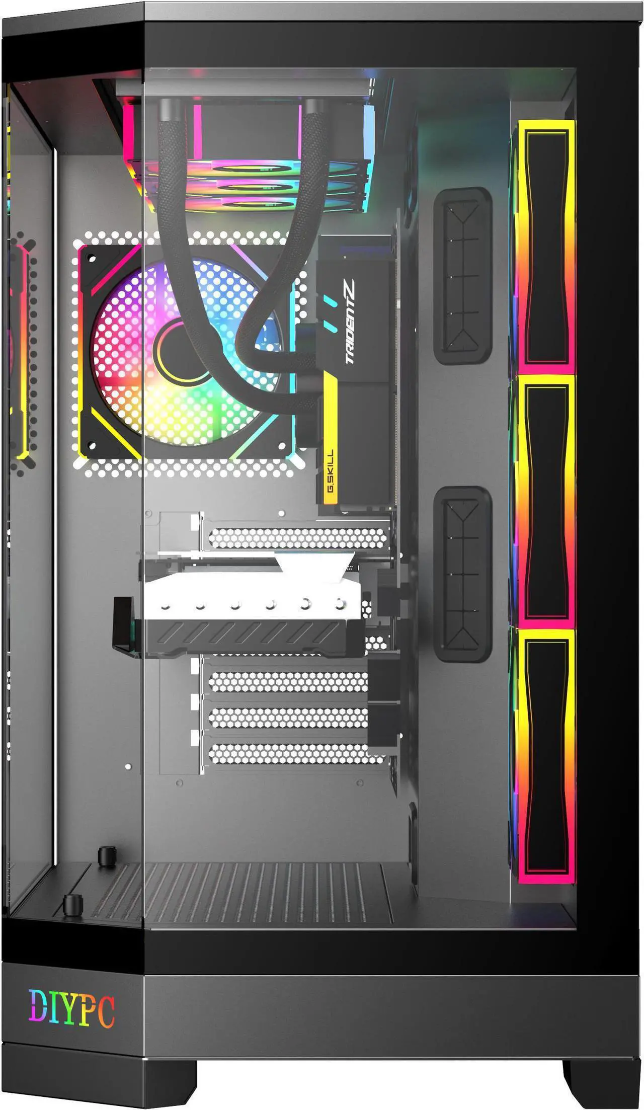 DIYPC Vanguard-F1-BK Black Cases (Computer Cases - ATX Form) - Newegg.com