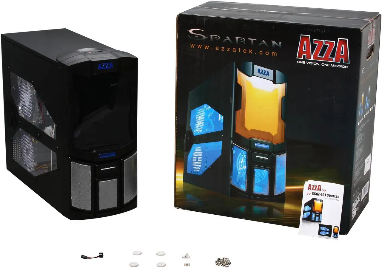 AZZA Spartan 102 Black Computer Case - Newegg.com