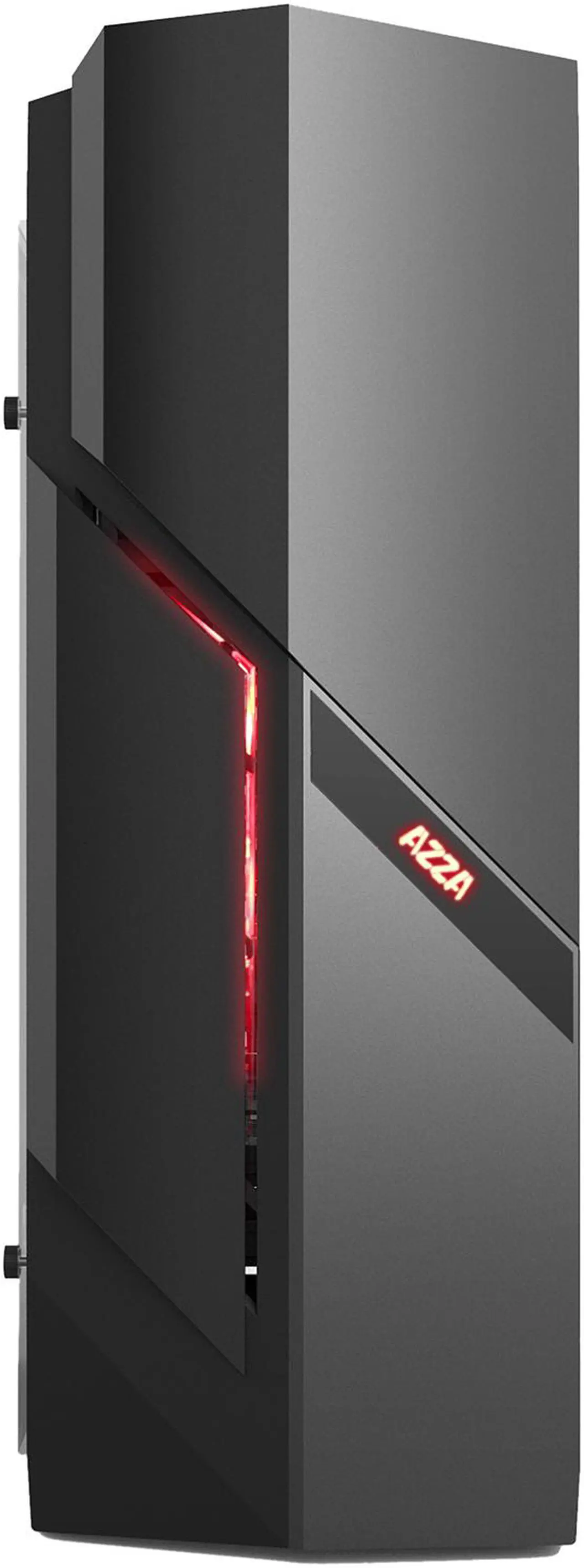 AZZA Photios 250 CSAZ-250 Black ATX Mid Tower Tempered Glass Side Panel ...