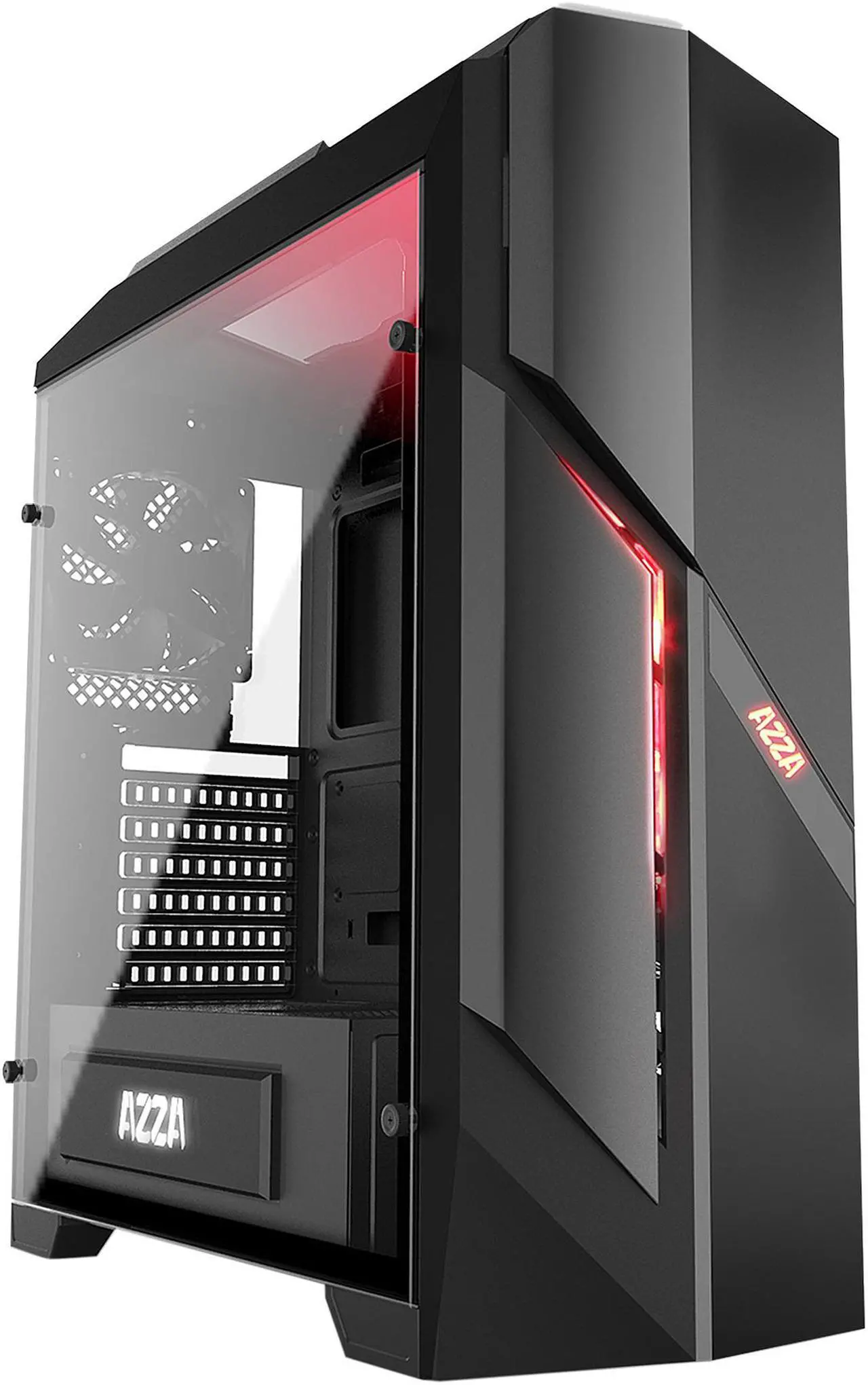 AZZA Photios 250 CSAZ-250 Black ATX Mid Tower Tempered Glass Side Panel Computer Case - Newegg.com