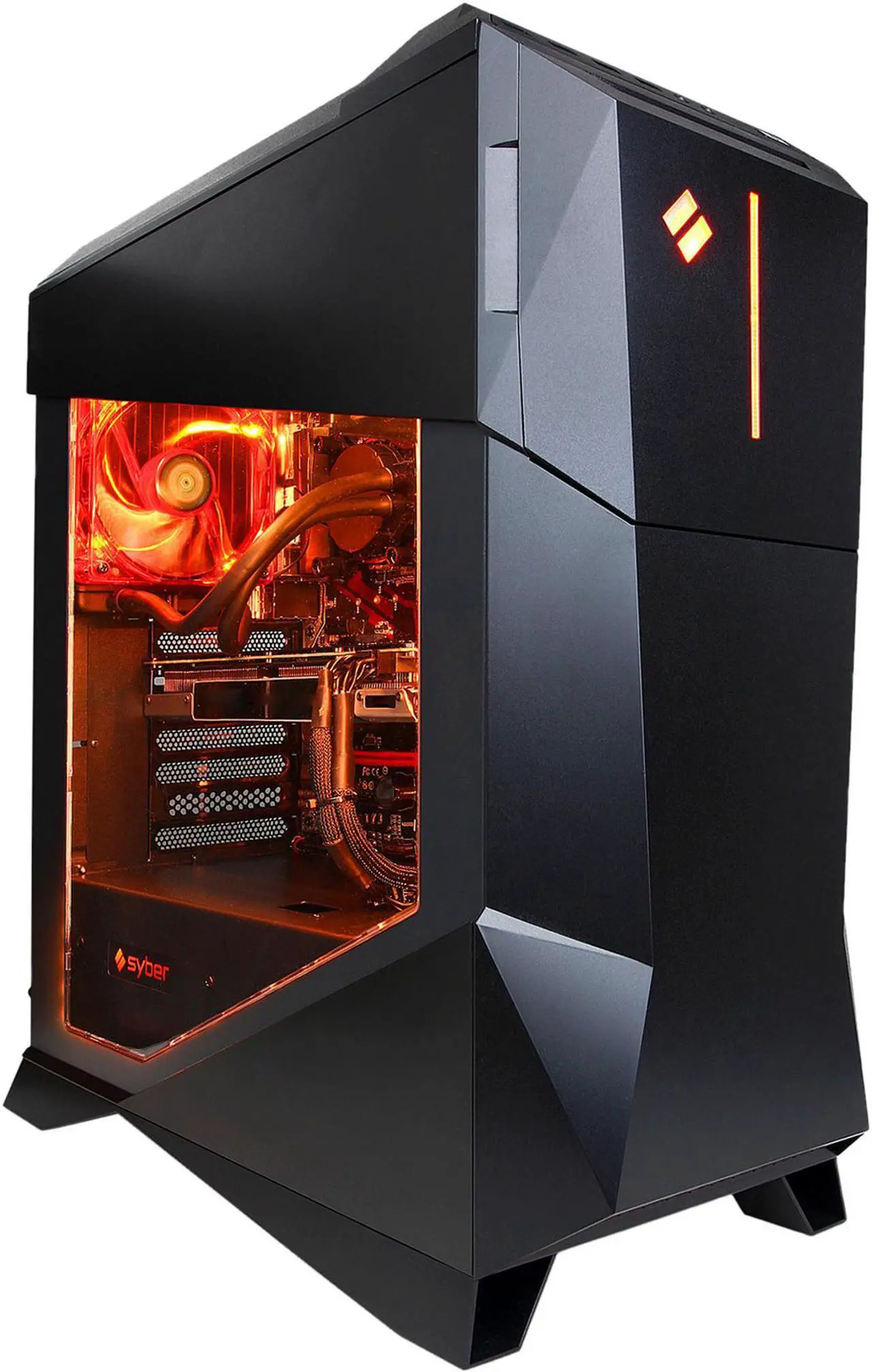 CyberPowerPC SYBER M Black Computer Case - Newegg.com