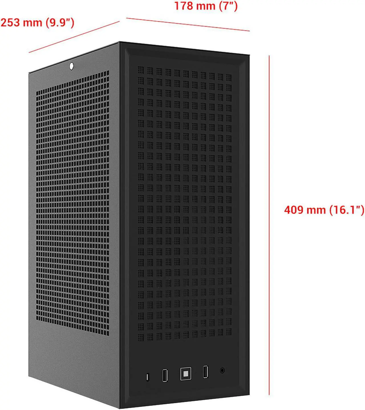 Open Box: HYTE Revolt 3 Small Form Factor Premium ITX Computer Gaming ...