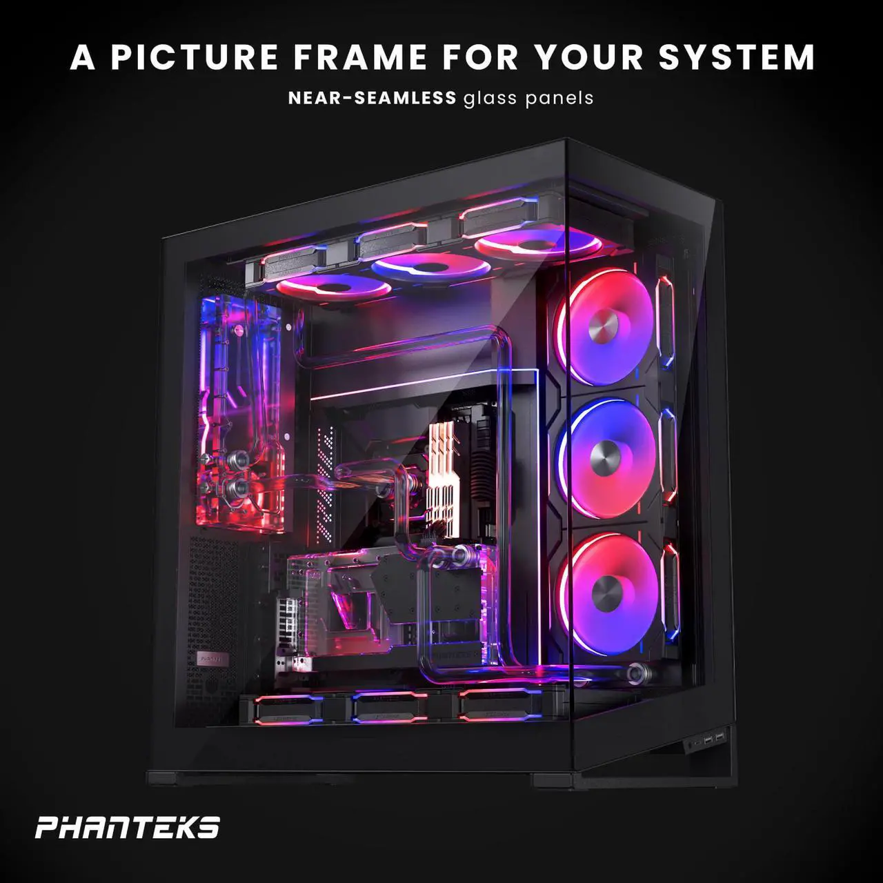 Phanteks NV9, Showcase Full-Tower Chassis, High Airflow Performance ...