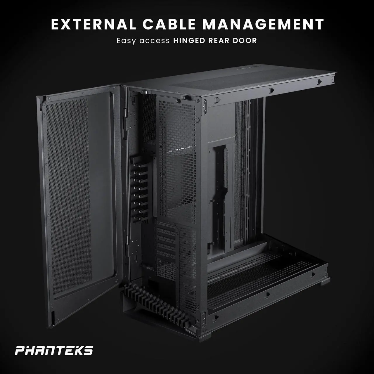 Phanteks NV9, Showcase Full-Tower Chassis, High Airflow Performance, Integrated D/A-RGB Lighting ...