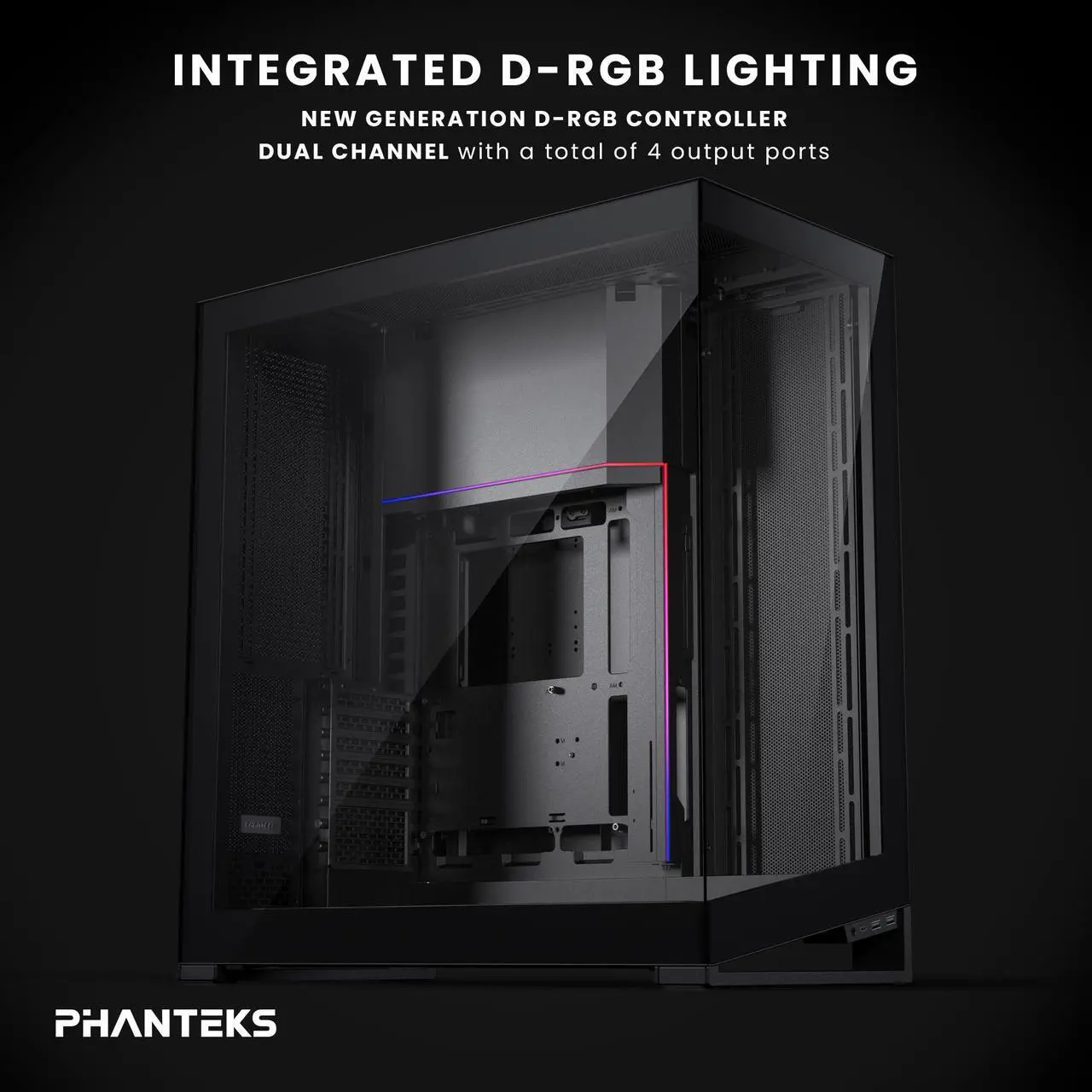 Phanteks NV9 MKII, Showcase Full-Tower Chassis, Rear-Connect MB Support ...
