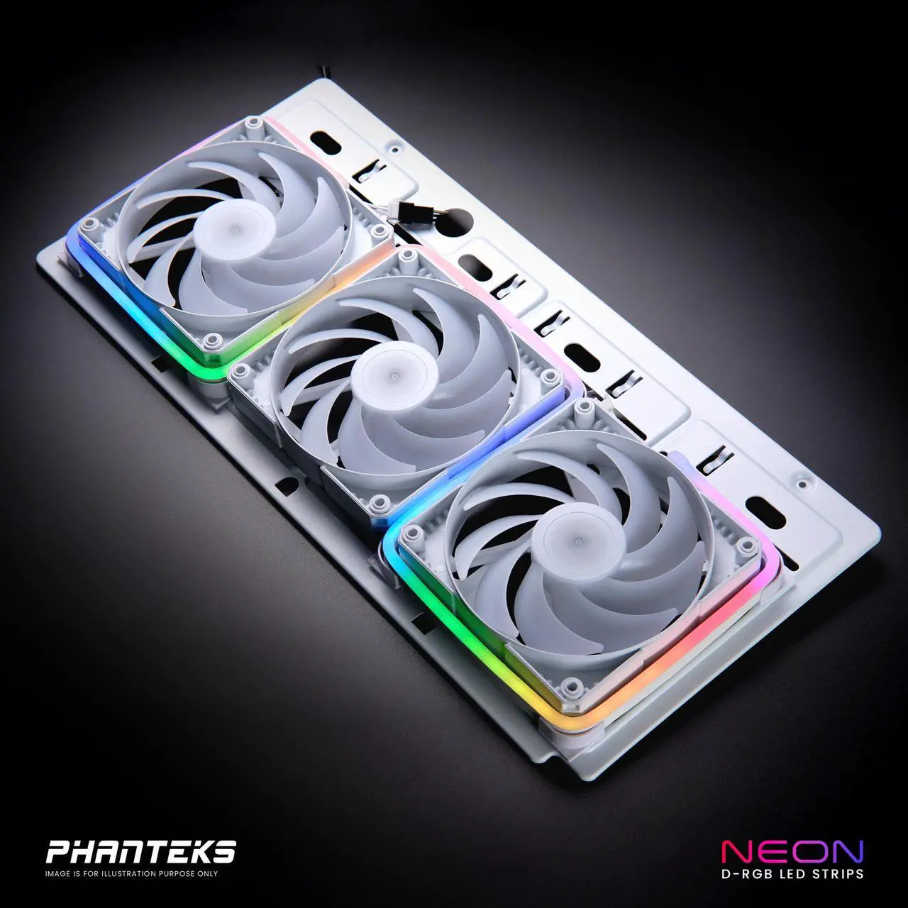 Phanteks NEON Digital-RGB LED Strip M1, white – 1x 1-meter Smooth ...