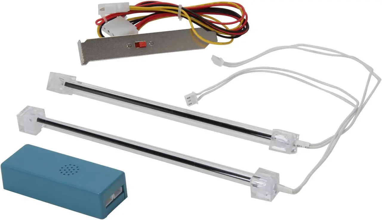 LOGISYS Computer CLK8UV2 8" UV Cold Cathode Dual Lamps For Case Mod ...