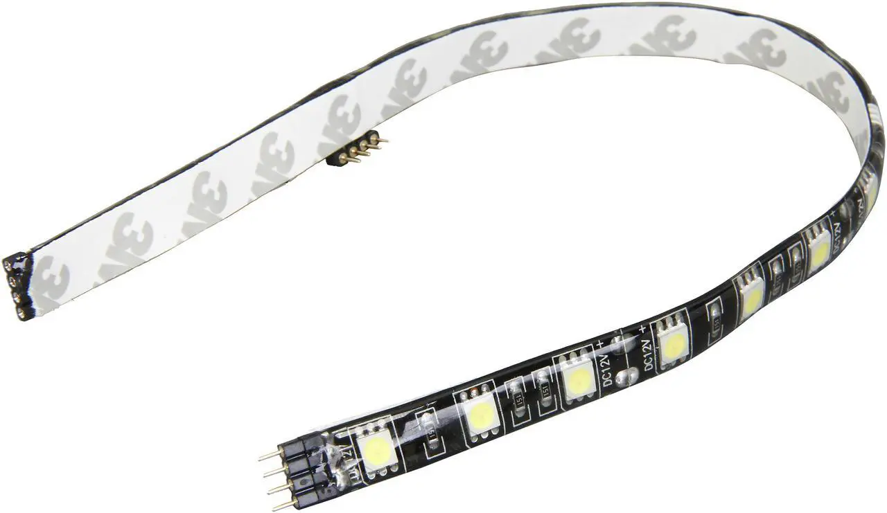 LOGISYS Computer SDM12WT 12in Super Bright White LED Molex Flexible ...
