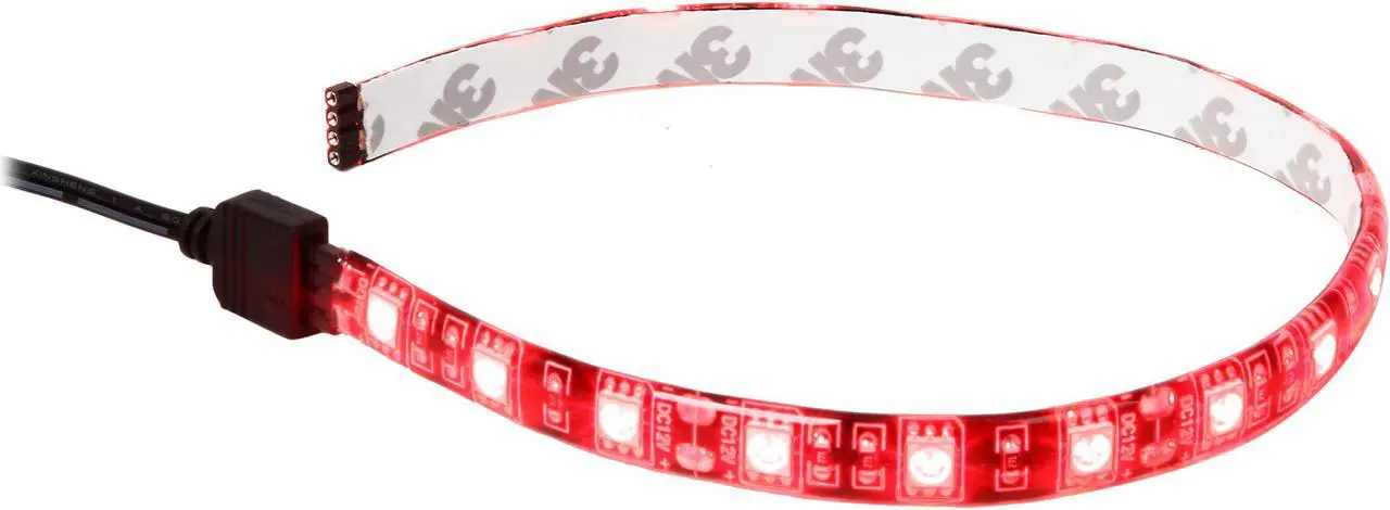 LOGISYS Computer SDM12RD 12in Super Bright Red LED Molex Flexible ...