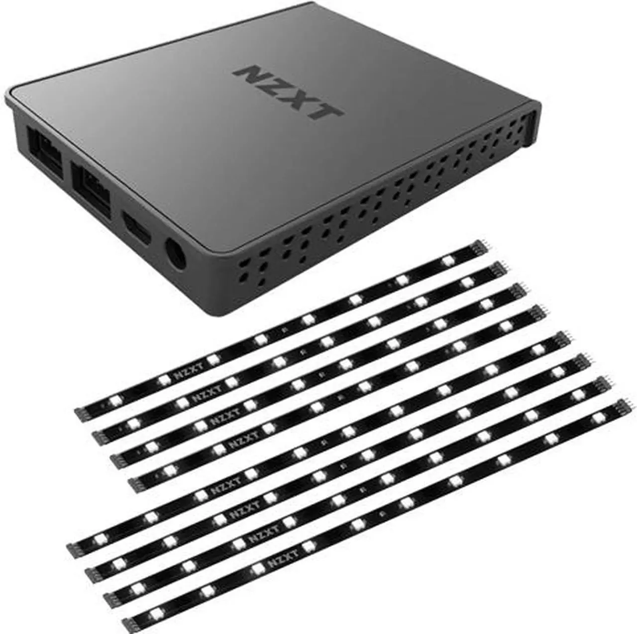 NZXT HUE 2 Ambient V2 - Desktop Monitor Back-Lighting Kit - 3 RGB LED ...