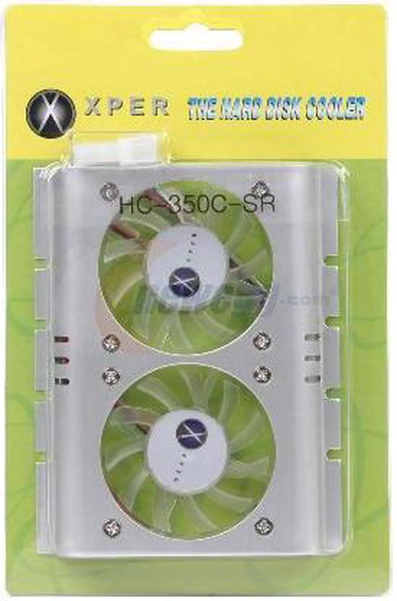 Open Box: XPER HC-350C-SR Aluminum Hard Drive Cooler with two 60mm Cooling Fan, SILVER - Newegg.com