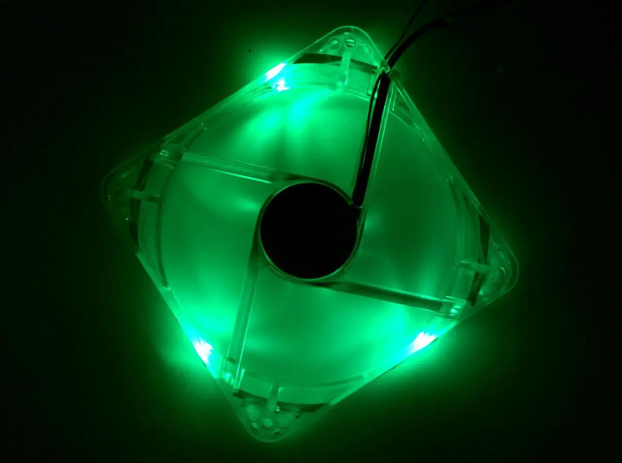 Thermaltake Thunderblade A1928 120mm Green LED Case Fan - Newegg.com