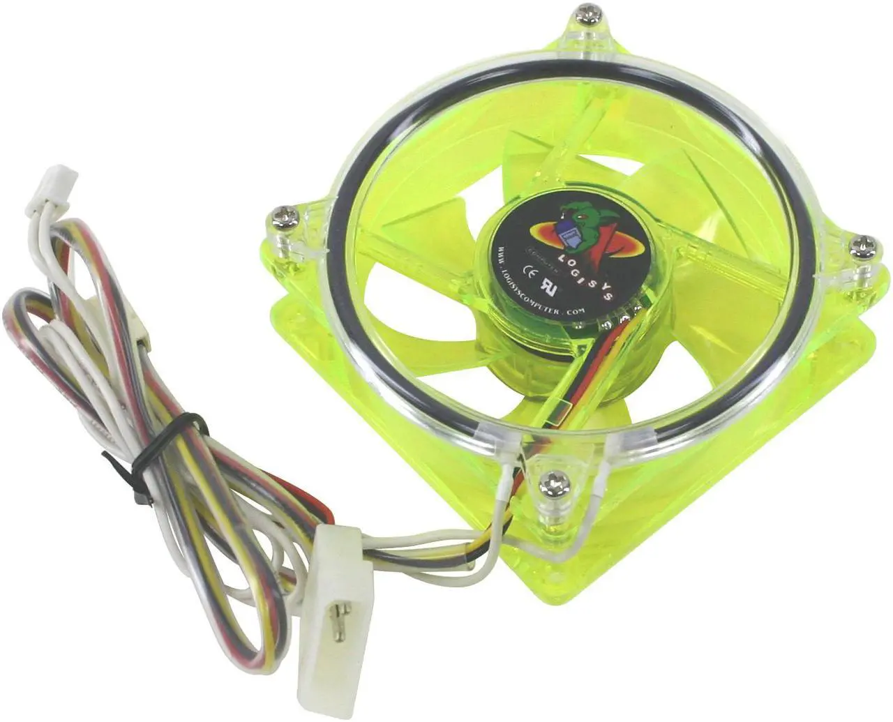 LOGISYS Computer CCF80UVGN Purple LED Case Cooling Fan - Newegg.com