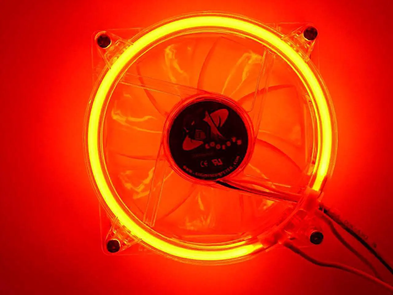 LOGISYS Computer CCF80RD Red LED Case Cooling Fan - Newegg.com