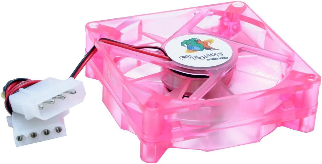 LOGISYS Computer CF06RDRD Red LED Case Cooling Fan - Newegg.com