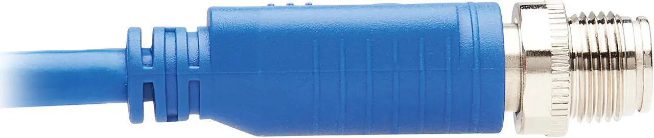 TRIPP LITE Ethernet Cable M12 XCode Cat6 1G UTP CMR-LP PoE M12 RJ45 M/M ...