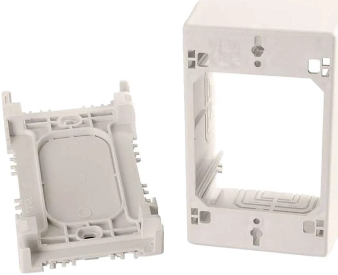 Wiremold NM2044-FW Uniduct Single Gang Extra Deep Junction Box - Fog ...