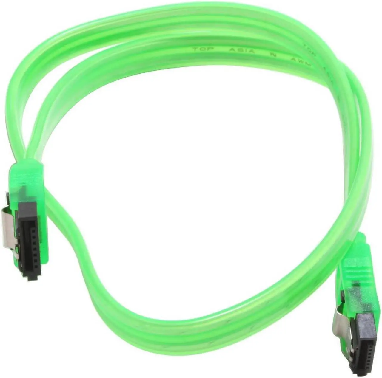 Open Box: Link Depot SATA-L0.5-UVG 1.58 ft. UV Green Latch Serial ATA ...