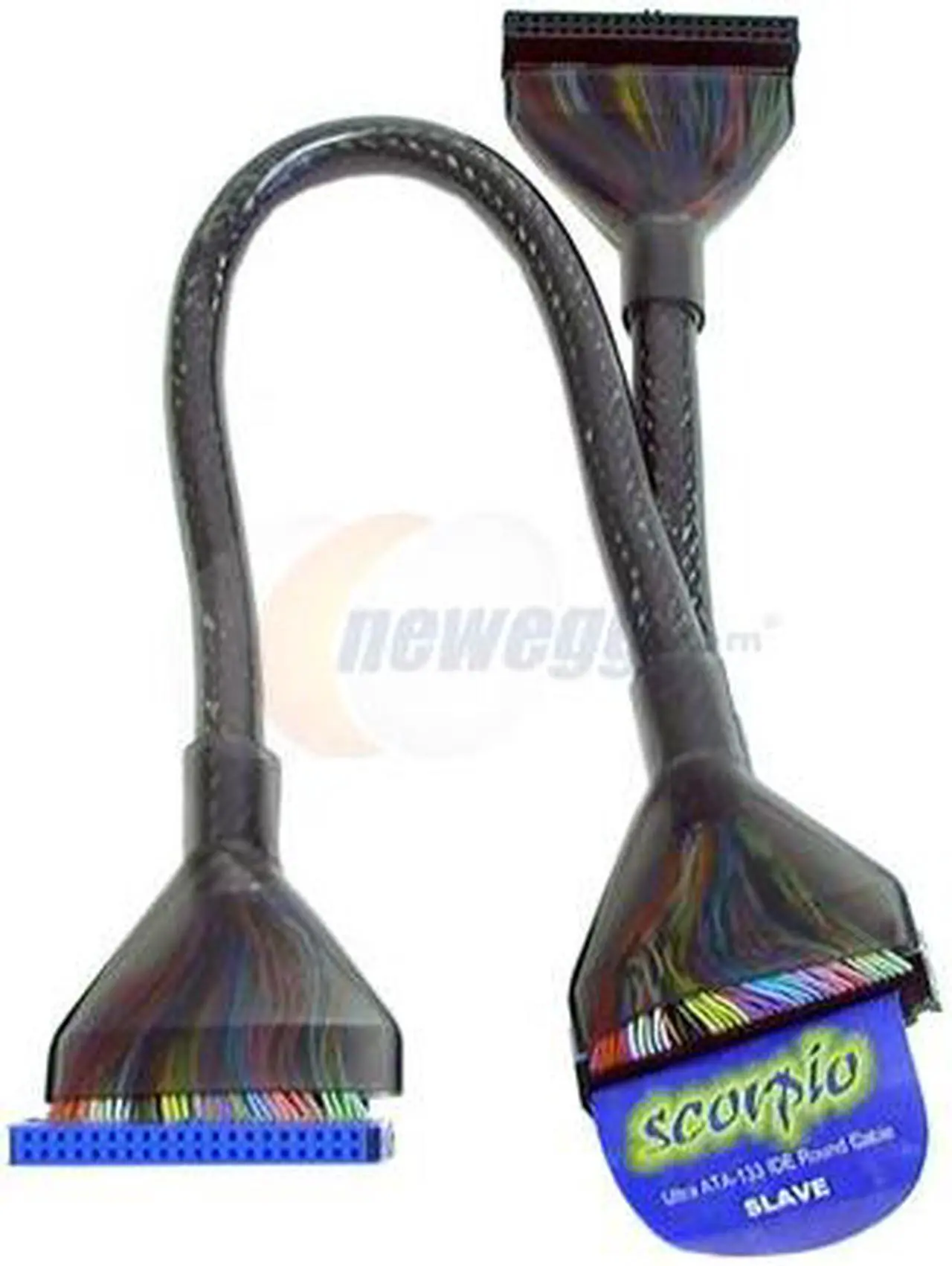 COOLMAX 24" Transparent Black IDE Round Cable - Newegg.com