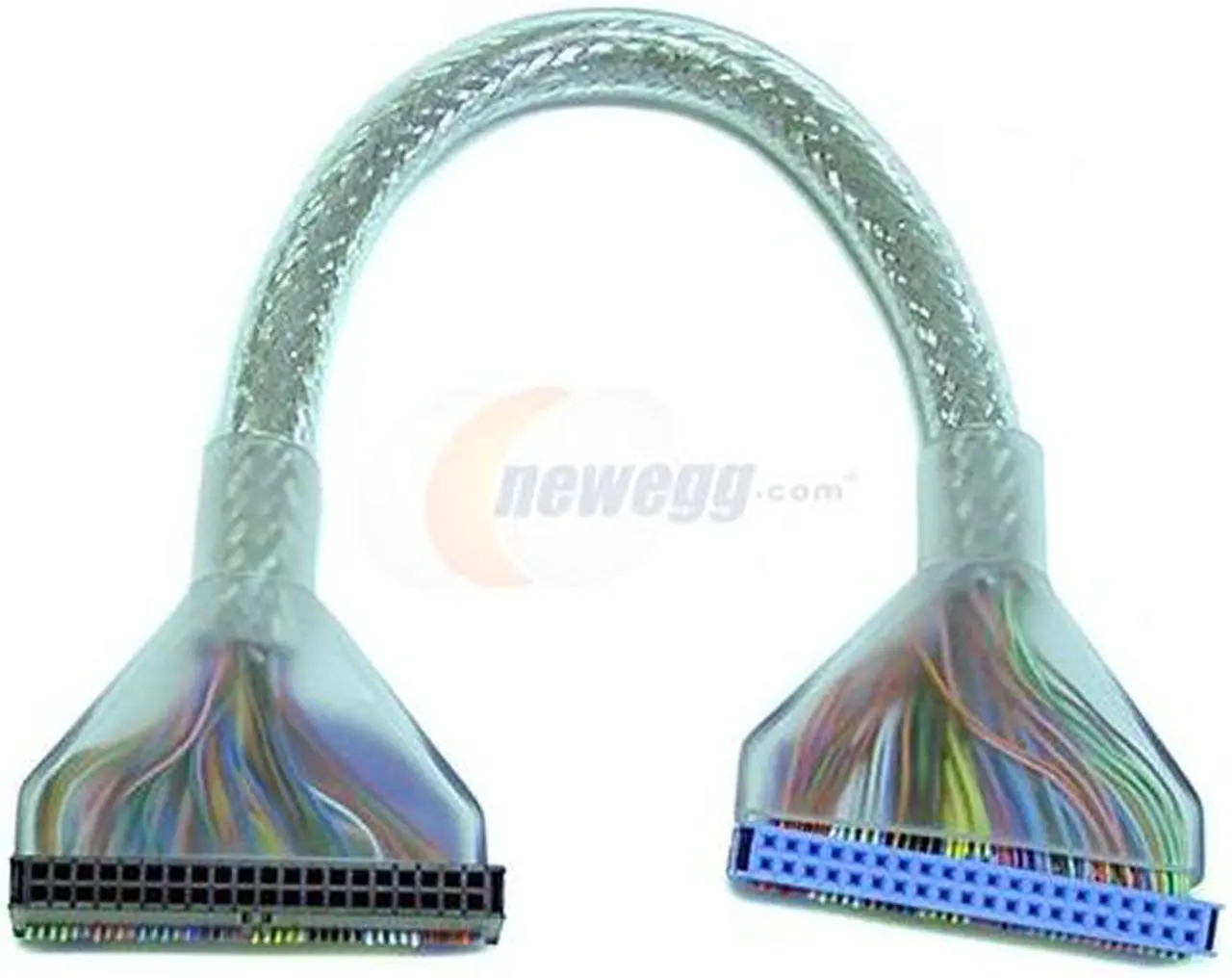 COOLMAX 12" Ultra ATA-133 IDE Round Cable Transparent SILVER - Newegg.com
