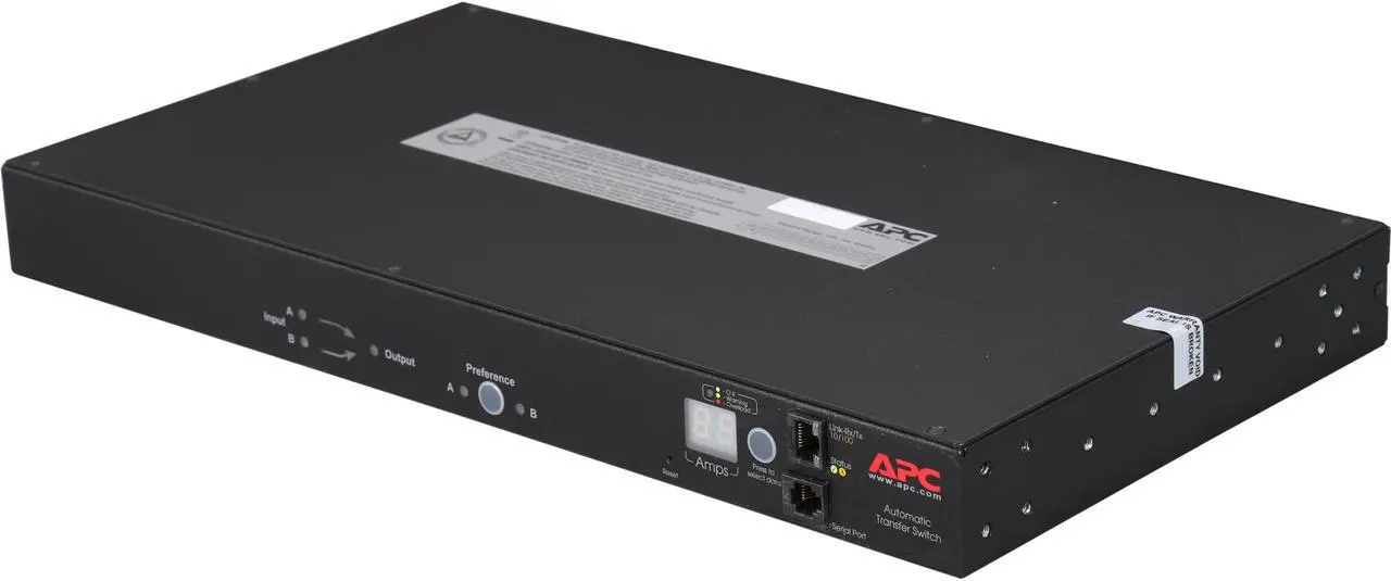 APC Rack Mount PDU, Switched 120V/20A, (10) Outlets, 1U Rackmount (AP7752) - Newegg.com