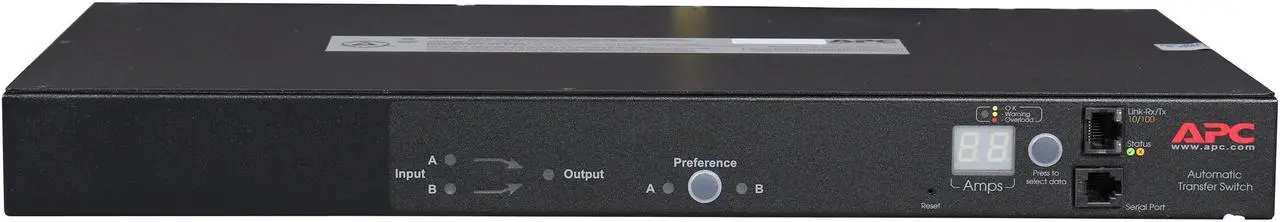 APC Rack Mount PDU, Switched 120V/20A, (10) Outlets, 1U Rackmount (AP7752) - Newegg.com