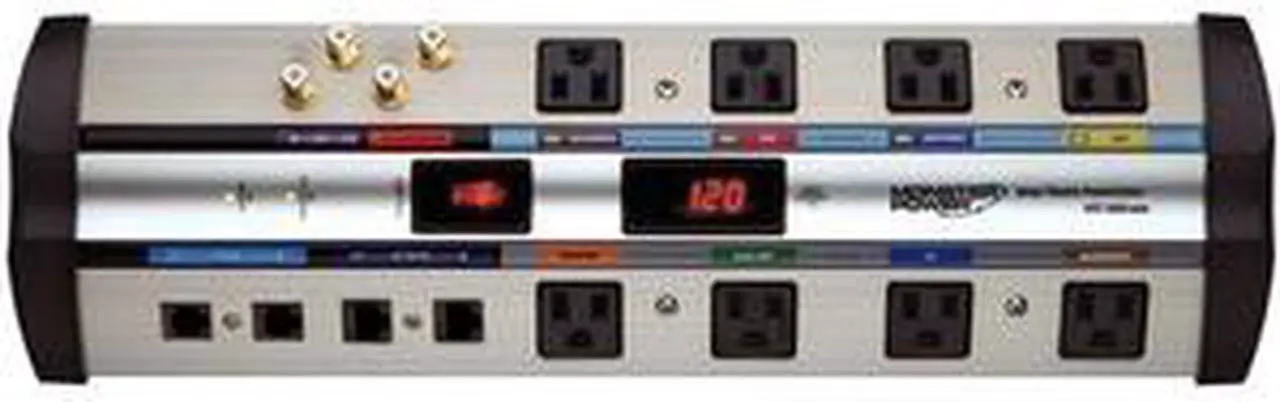 MONSTER MP HTS 1000 MKIII 8 ft. 8 Outlets 6125 joules Home Theater ...