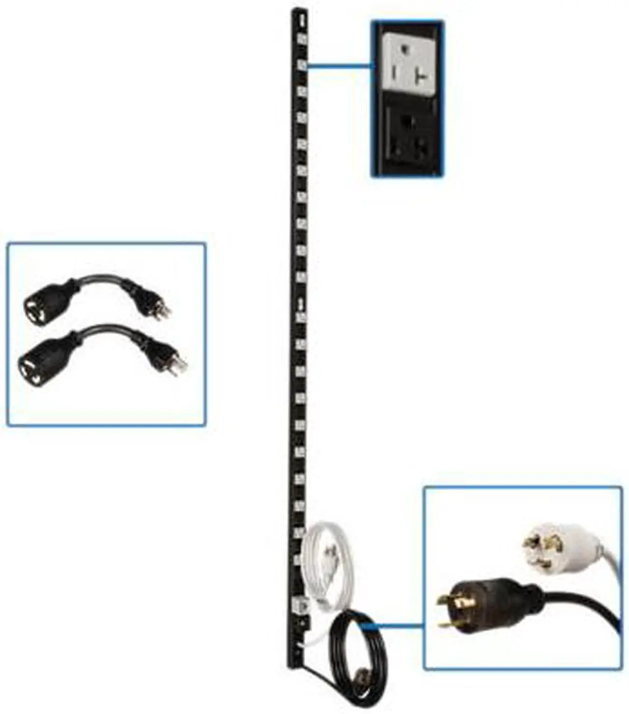 Tripp Lite Basic PDU, 20A Dual-Circuit 40 Outlets (5-15/20R), 120 V ...