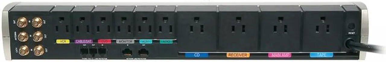 CyberPower 1030HT 8 Feet 10 Outlets 6000 Joules Power Surge Protector ...
