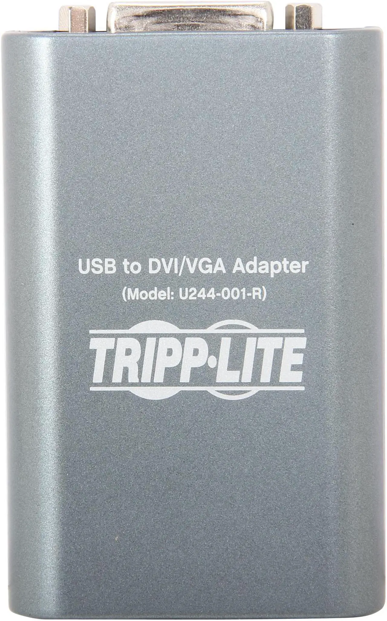 Tripp Lite USB 2.0 to DVI/VGA Dual/Multi-Monitor External Video Graphics Card Adapter, 128 MB ...