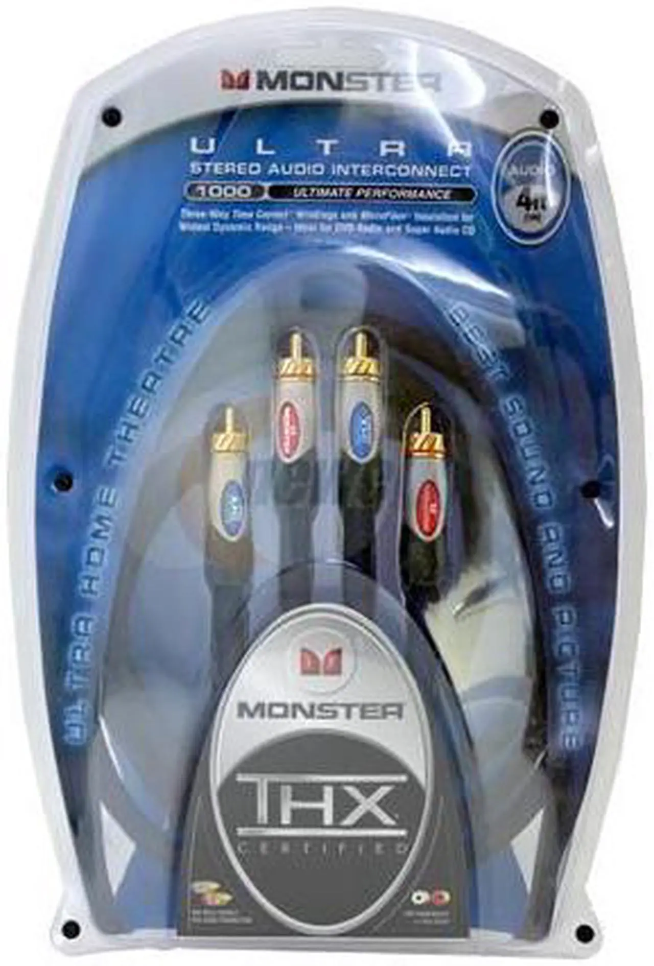 Monster Cable ULT I1000-4 4 ft. Ultra Series THX 1000 Audio ...