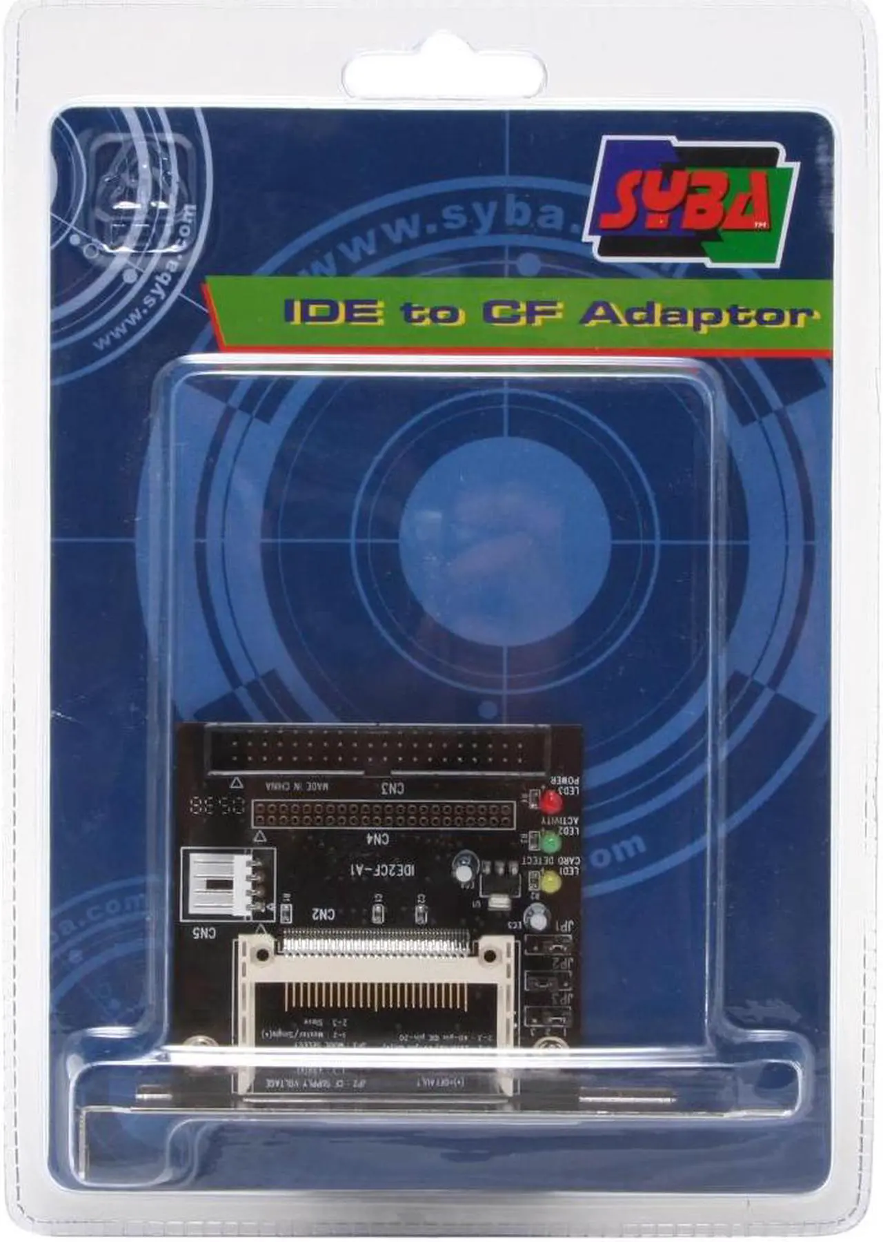 SYBA 40 Pins IDE PATA to CF Compact Flash Adapter with PCI Bracket SD ...