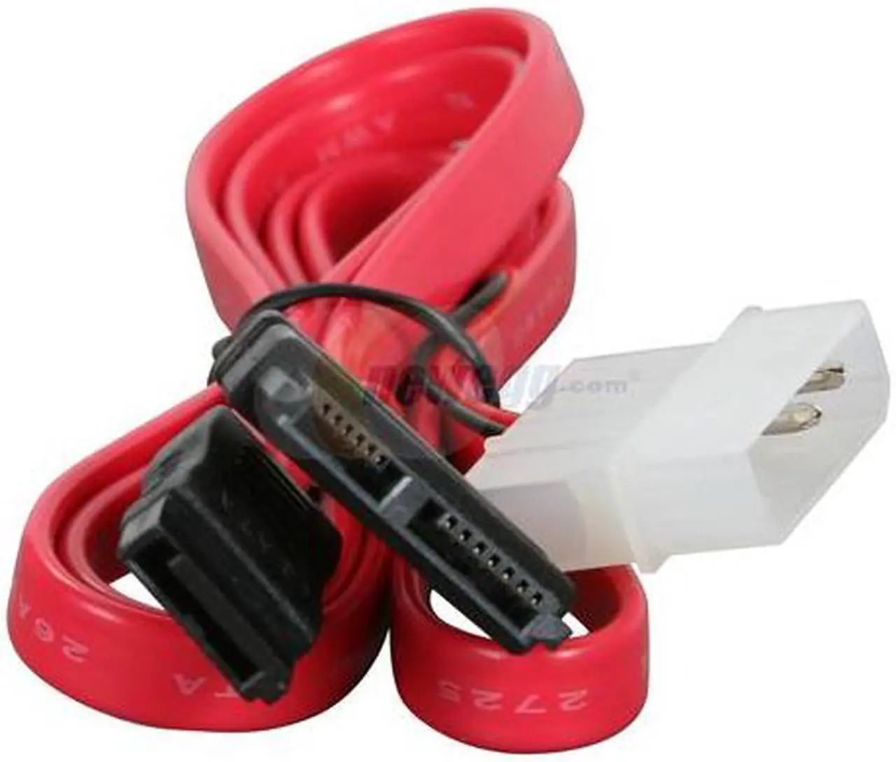 SYBA CL-CAB40022 3.33 ft. SATA to Mini SATA cable (Power Cable length 6 ...