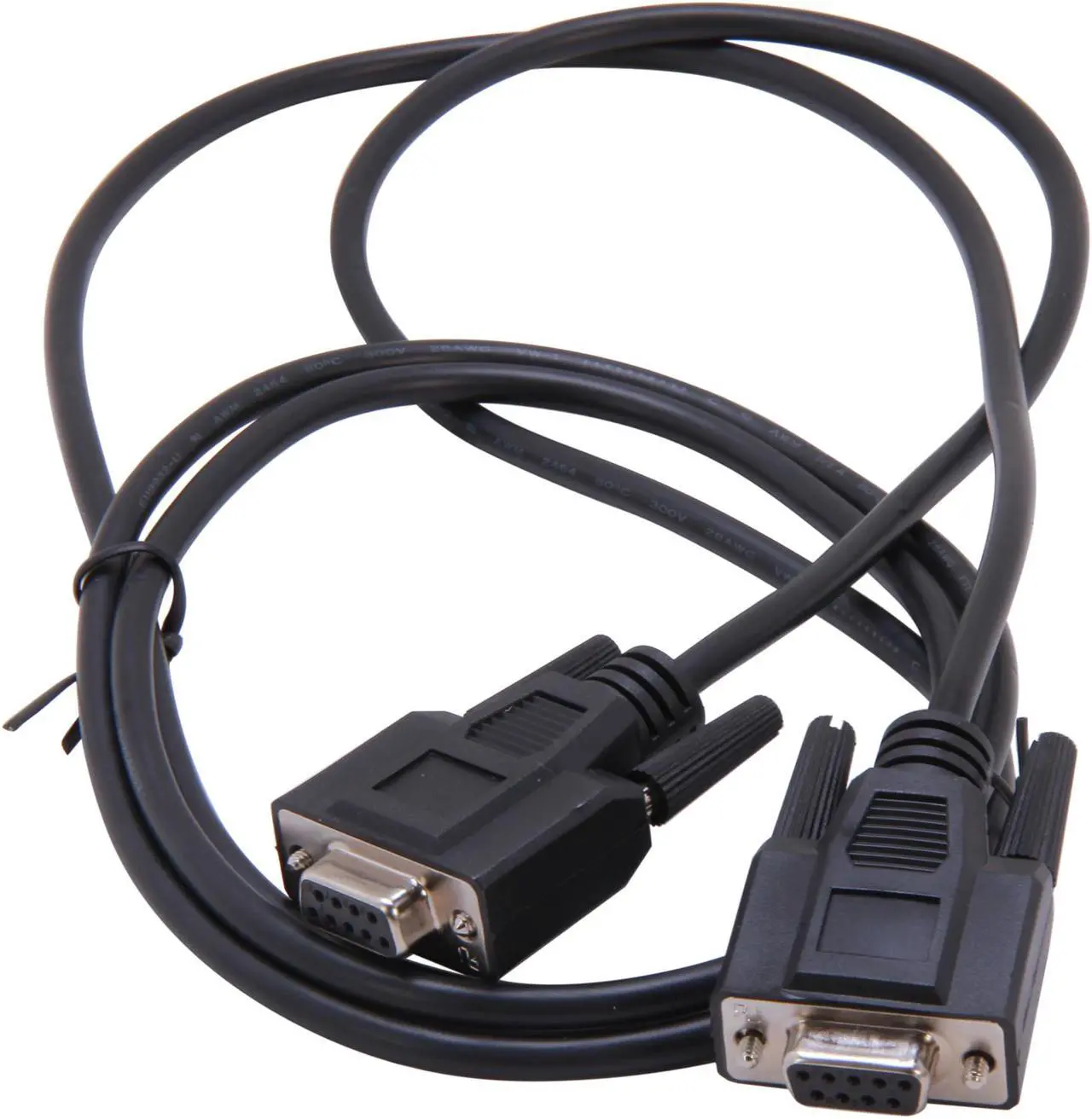 C2G 52038 DB9 F/F Serial RS232 Null Modem Cable, Black (6 Feet, 1.82 Meters) - Newegg.com