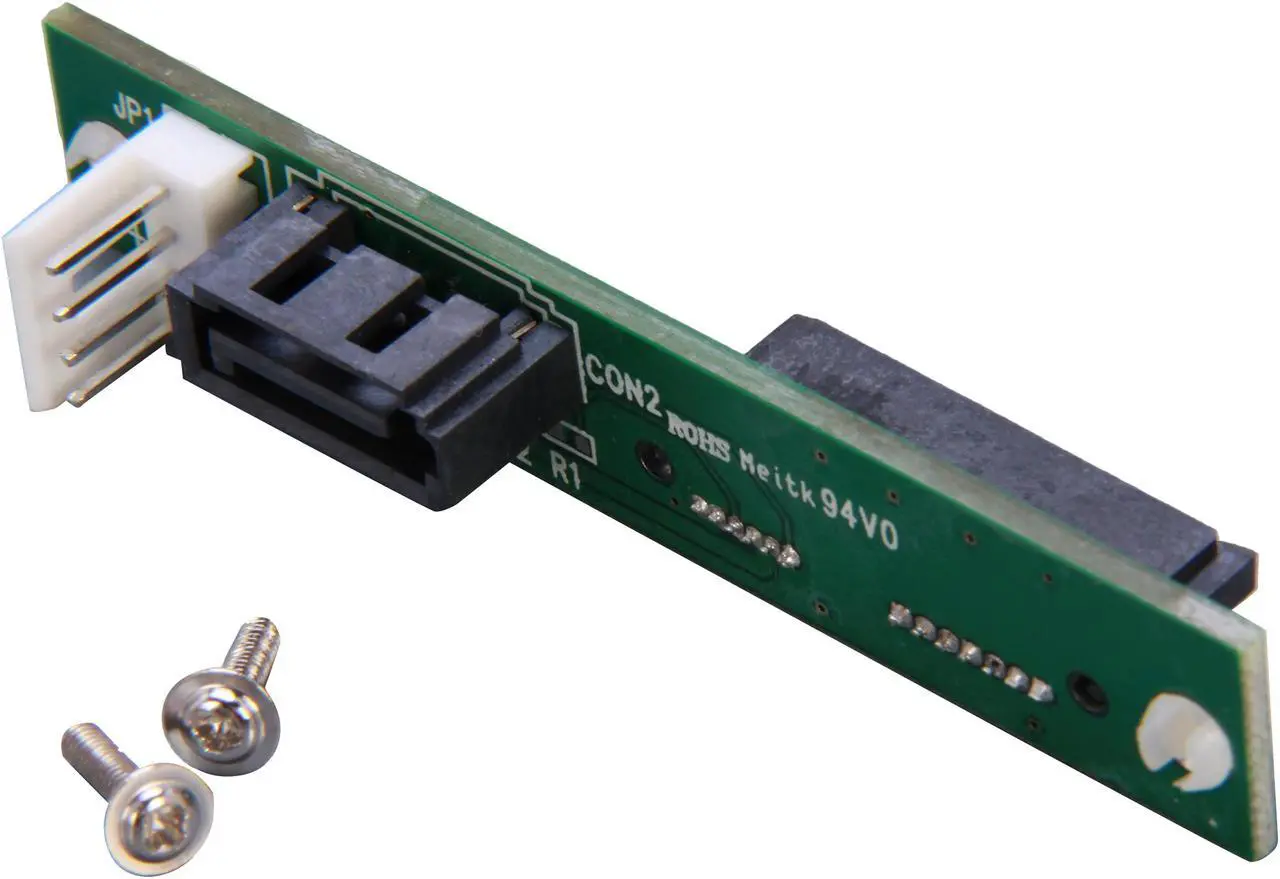 StarTech.com SLSATACDADAP Female Slimline SATA to SATA Adapter with SP4 ...